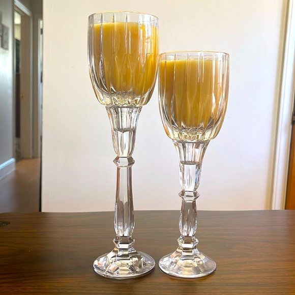 Accents | Lady Primrose Crystal Goblet Candles | Poshmark